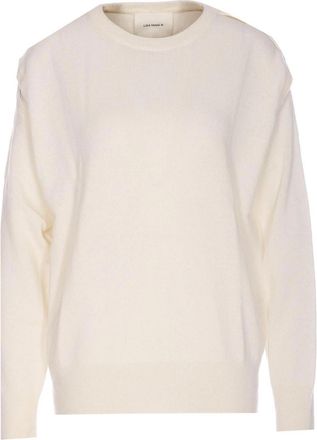 Lisa Yang Pull Col Rond - Blanc