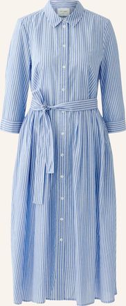 Oui Hemdblusenkleid blau