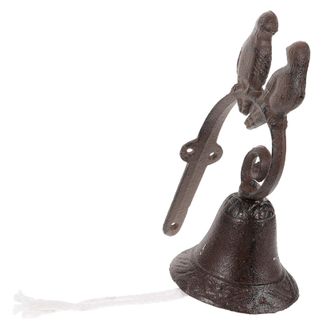 Cabilock T&uuml;rklingel aus Metall Door Bell klingeltaster au&szlig;en haust&uuml;rklingel haustuerklingel Door Ringer Vorhangschienenhaken Spiel alt Zaun h&auml;ngende Glocke Hau