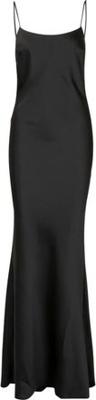 Andamane Femme, Robes, Noir, Taille: 38 FR Ninfea Maxi Slip Dress
