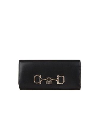 Guess Womens Wallet Black Polyurethane Bags