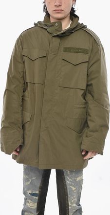 Givenchy Multitaschen-Parka aus Baumwollmischung mit abnehmbarer Kapuze Givenchy