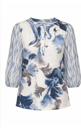 2-Biz Femme, Blouses et Chemises, Bleu, Taille: 44 FR Chemises