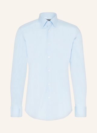 HUGO BOSS Hemd Hank Slim Fit blau