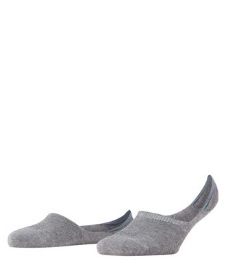 Falke Damen Invisible Sneaker Step, Baumwolle, 1 Paar, Grau (Greymix 3399), 41-42