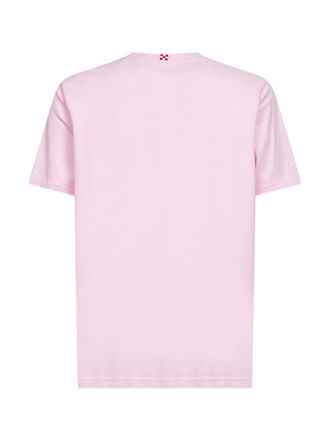 MC2 Saint Barth Mens T-Shirt Bakewell Pink Cotton T-Shirts And Polos