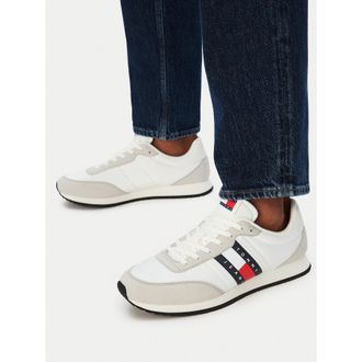 Tommy Jeans Sneakers Tommy Jeans Tjm Classic Runner EM0EM01709 Wei&szlig;