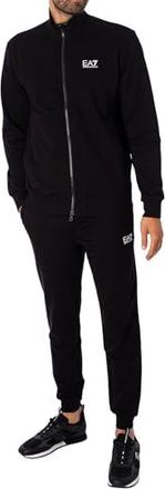 Emporio Armani Homme Surv&ecirc;tement Zipp&eacute; Avec Logo Sur La Poitrine, Black, L