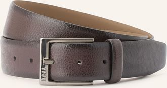HUGO BOSS Lederg&uuml;rtel Elloy braun