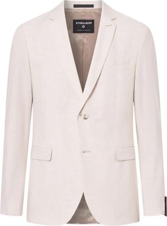 Strellson Klassischer Blazer - - Jackets - Herren - Beige - L