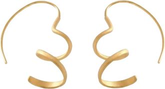 Dansk Copenhagen Vera Mini Spinning Ohrring - - Accessories - Damen - Gelb - ONE SIZE