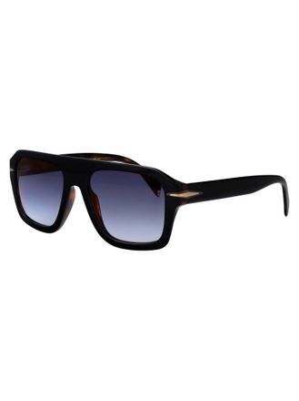 Eyewear by David Beckham Mens Sunglasses Db7127-S Black Havana Acetate