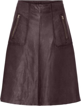 BTF-CPH A-Linien-Midirock - - Skirts - Damen - Rot - XL