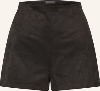 Guess Shorts Erin In Lederoptik schwarz