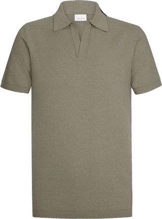 Profuomo Poloshirt in Frottee-Qualit&auml;t mit Variokragen in