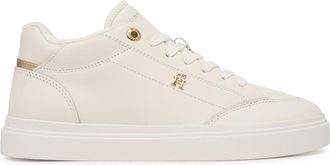 Tommy Hilfiger Sneakers Tommy Hilfiger Th Chic Cupsole Mc FW0FW09595 Wei&szlig;
