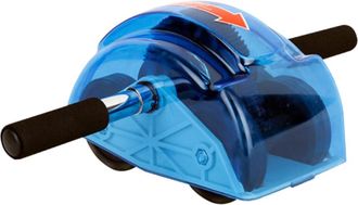 Pretyzoom Ab Roller Fitnessgerät mit Vier Rädern und Zahnrädern Ergonomisch Rutschfest Leicht und Kompakt für Bauch Rücken Schultertraining zu Hause Fitnessstud