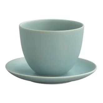 Kinto Tasse et soucoupe Pebble en porcelaine Kinto