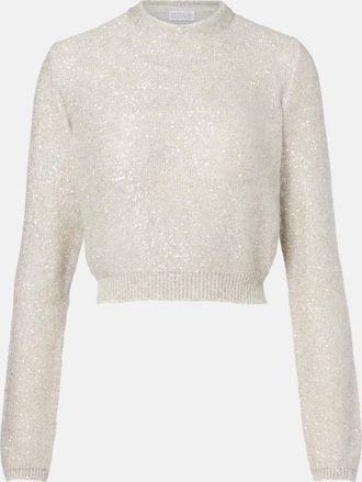 Brunello Cucinelli Pullover mit Pailletten