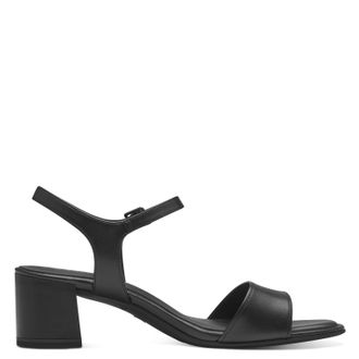 Tamaris Damen Sandaletten, Frauen Sandalen,Freizeitschuhe,offene Schuhe,Strandschuhe,Riemchensandalen,elegant,Leichter Absatz,Black,39 EU