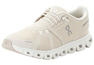 On Running Sneaker ON RUNNING ON RUNNING CLOUD 6, Damen, Gr. 36,5, pearl, wei&szlig;, Synthetik, Schuhe Sneaker, Topseller