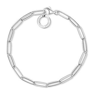Thomas Sabo Femmes-Charm-Bracelet Charm Club Argent Sterling 925 X0253-001-21-L15,5