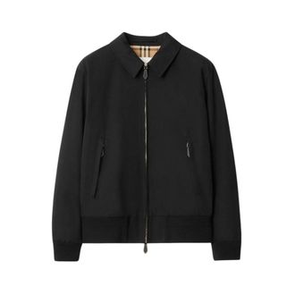 Burberry Homme, Vestes, Noir, Taille: M Harrington Jacket