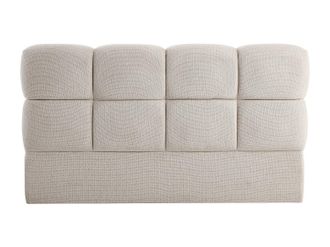 Pascal Morabito TÍte de lit 140 cm - Tissu texturÈ - Beige - DAMADO de
