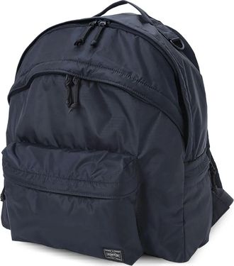 Porter-Yoshida & Co. Rucksack mit Logo-Patch - Blau