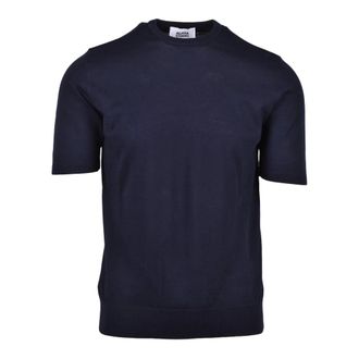 Alpha Studio Homme, Pulls, Bleu, Taille: S Pullover Girocollo