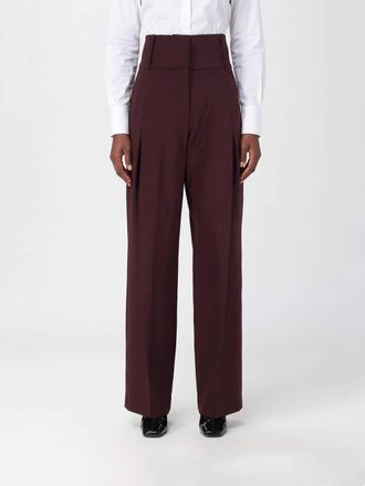 Sportmax Pantalon palazzo de tailleur taille haute en laine vierge