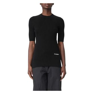 Jil Sander Stylischer Pullover f&uuml;r M&auml;nner und Frauen - - Knitwear - Damen - Schwarzk - S