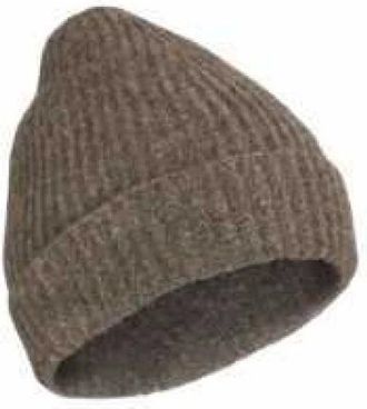 Isabel Benenato Isabel Benenato, unisex, Accessoires, Brun, Taille: ONE Size Yak Beanie