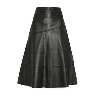 Yves Salomon Ausgestellter Rock aus Lammnappa - - Skirts - Damen - Schwarzk - L