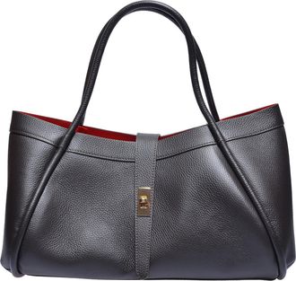 Luisa Vannini Kastanienbraun Rindsledertasche