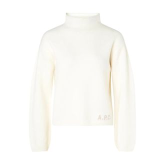 A.P.C. Feinstrick-Rollkragenpullover - - Knitwear - Damen - Beige - M