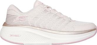 Skechers Baskets Go Run Elevate 2.0 Badric pour Femme, Bordure Rose en Textile Naturel, 38 EU
