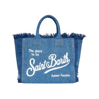 MC2 Saint Barth Femme, Sacs, Bleu, Taille: ONE Size Beach Tote