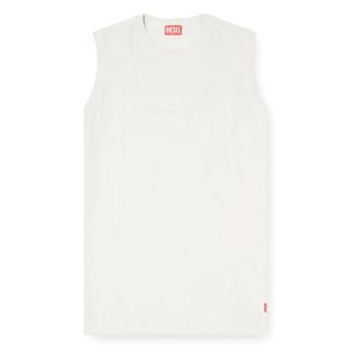 Diesel D-Emb &Auml;rmelloses Minikleid - - Dresses - Herren - Wei&szlig; - XL