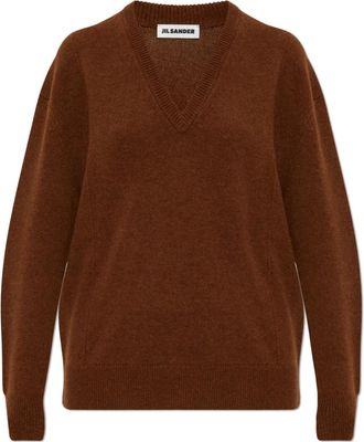 Jil Sander Femme, Pulls, Brun, Taille: 36 FR Pull en laine