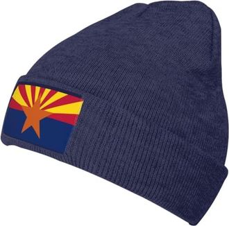 Generic Tricot Bonnet Drapeau De LArizona Doux Knit Cuffed Beanie Souple Watch Hat pour Homme Sports