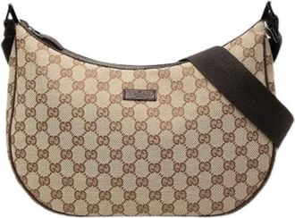 Gucci Sac bandouli&egrave;re Pre-owned en toile - Femme - Pre-owned - Beige - Taille: ONE Size