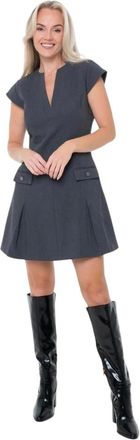 Guess Femme, Robes, Gris, Taille: 42 FR Robe Courte