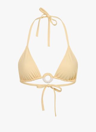 D Nu D Haut de maillot de bain triangle &agrave; nouer