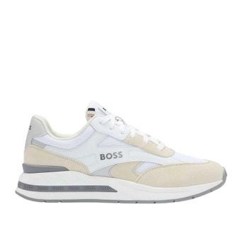 HUGO BOSS Kurt Sneaker f&uuml;r Herren, Leder (Wei&szlig;)