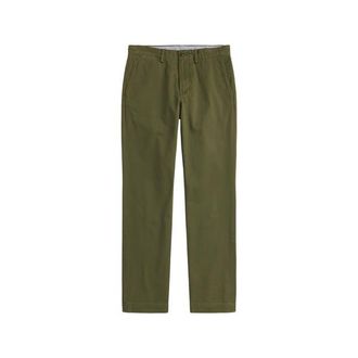 Polo Ralph Lauren Pantalon droit en coton m&eacute;lang&eacute;