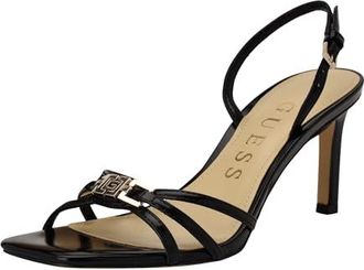 Guess Femme Twilla Sandale &agrave; Talon, Noir 001, 38.5 EU