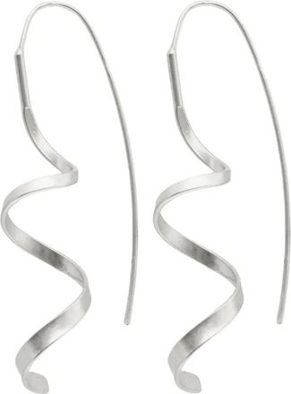 Dansk Copenhagen Anmutige Drehende Ohrringe - - Accessories - Damen - Grau - ONE SIZE