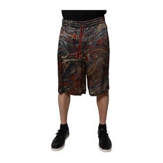 Dolce & Gabbana Bermuda-Shorts mit Marmorprint - - Shorts - Herren - Mehrfarbig - M