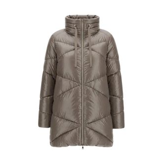 Herno Gesteppter Nylon-Daunenmantel - - Jackets - Damen - Grau - S